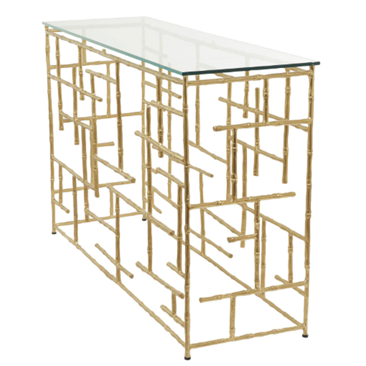 METAL GLASS CONSOLE by